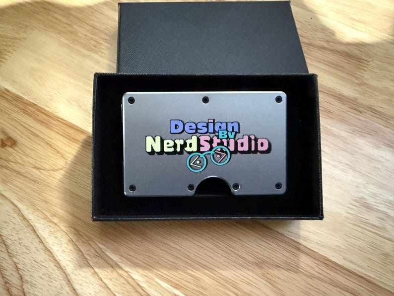 Custom Anime Waifu/husbando UV Print Metal Wallet | Minimalist Metal ...