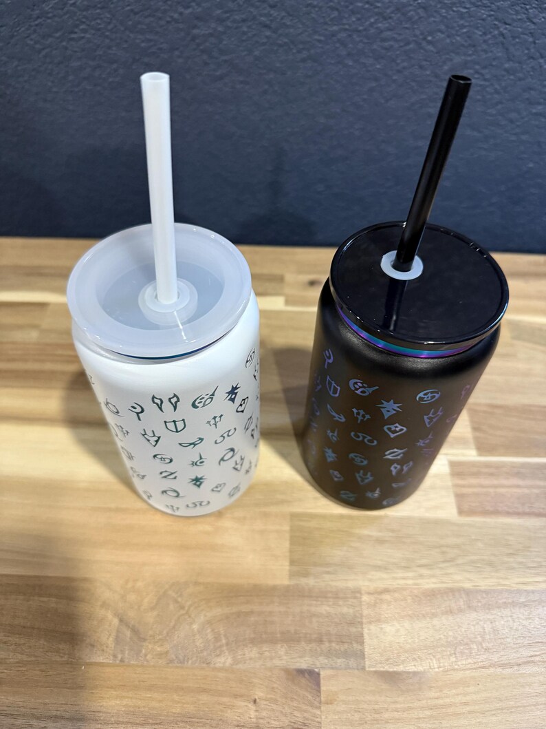 Final Fantasy XIV Full Wrap All Job Icons 16 Oz Iridescent Soda Can ...