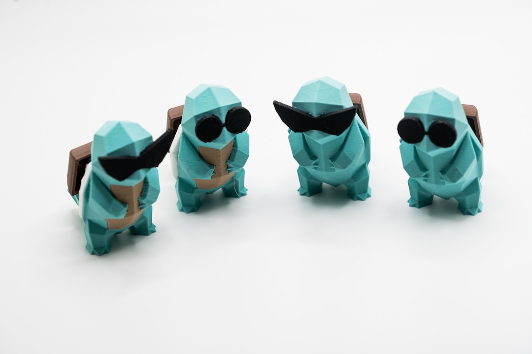 Low Poly Turtle Troop Keyboard Fidget Toy | Multi-color Option | Gift ...