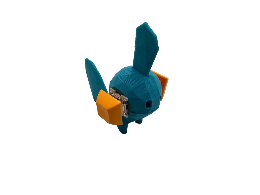 Low Poly Mudkip Cheeky Clicker Mechanical Switch Fidget Toy | Birthday ...