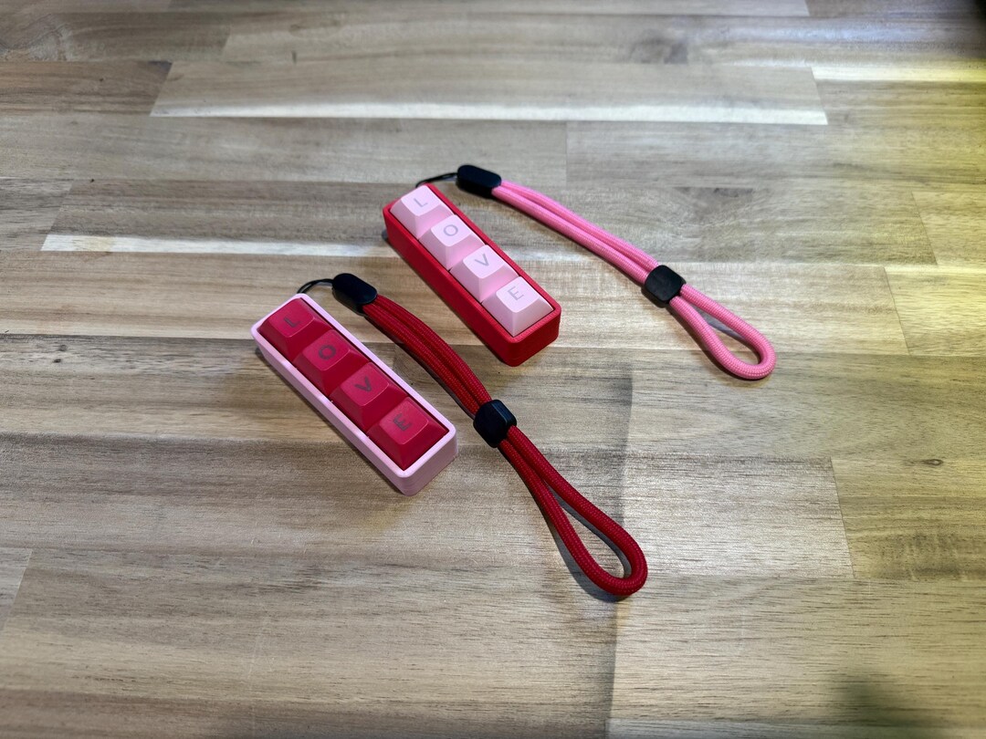 Valentine LOVE Engraved Four-button Mechanical Switch Clicky Fidget Toy ...