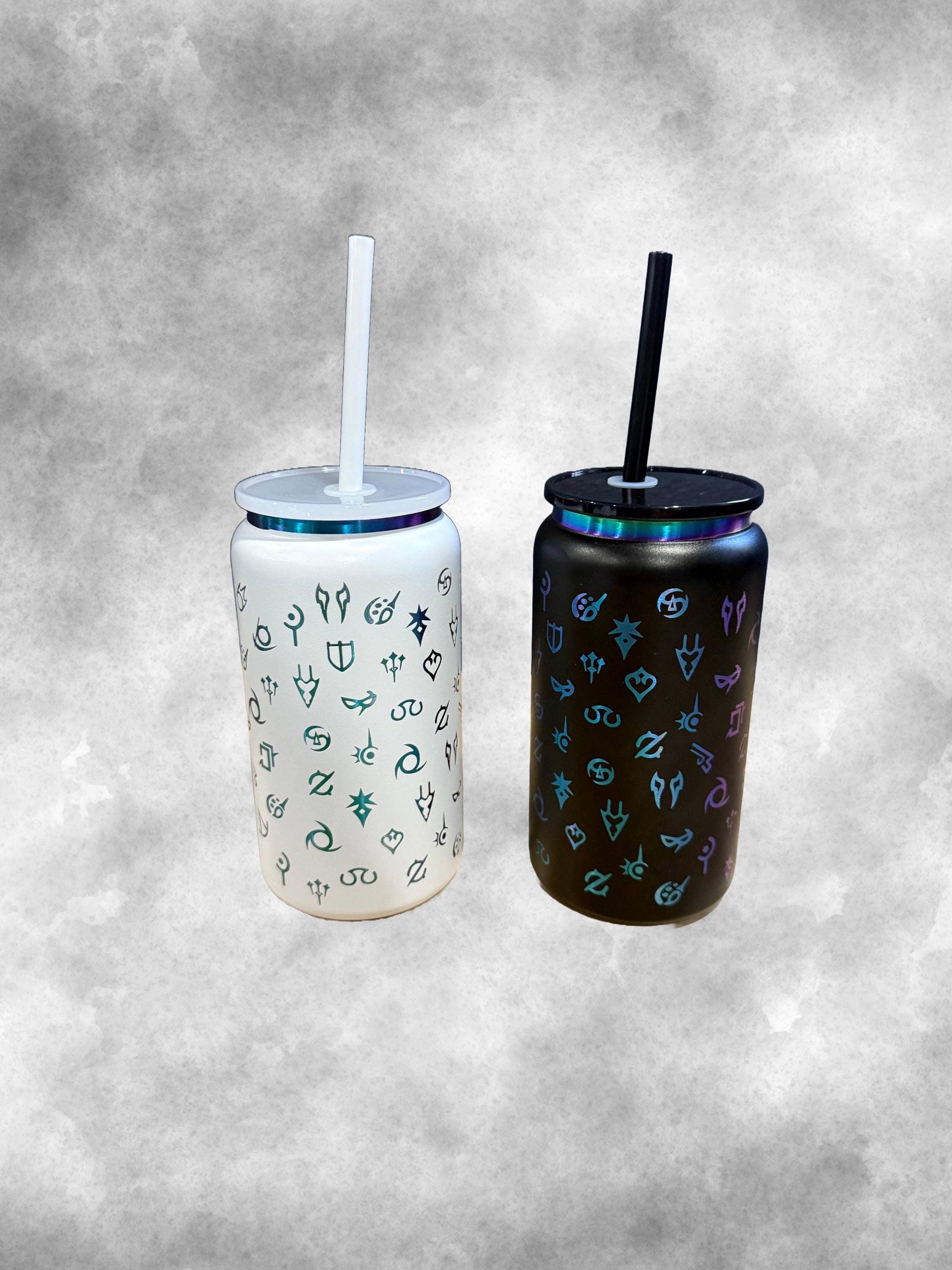 Final Fantasy XIV Full Wrap All Job Icons 16 Oz Iridescent Soda Can ...