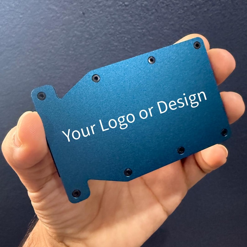 Personalized Laser Engraved Slim Minimalist Wallet, Office Gift ...