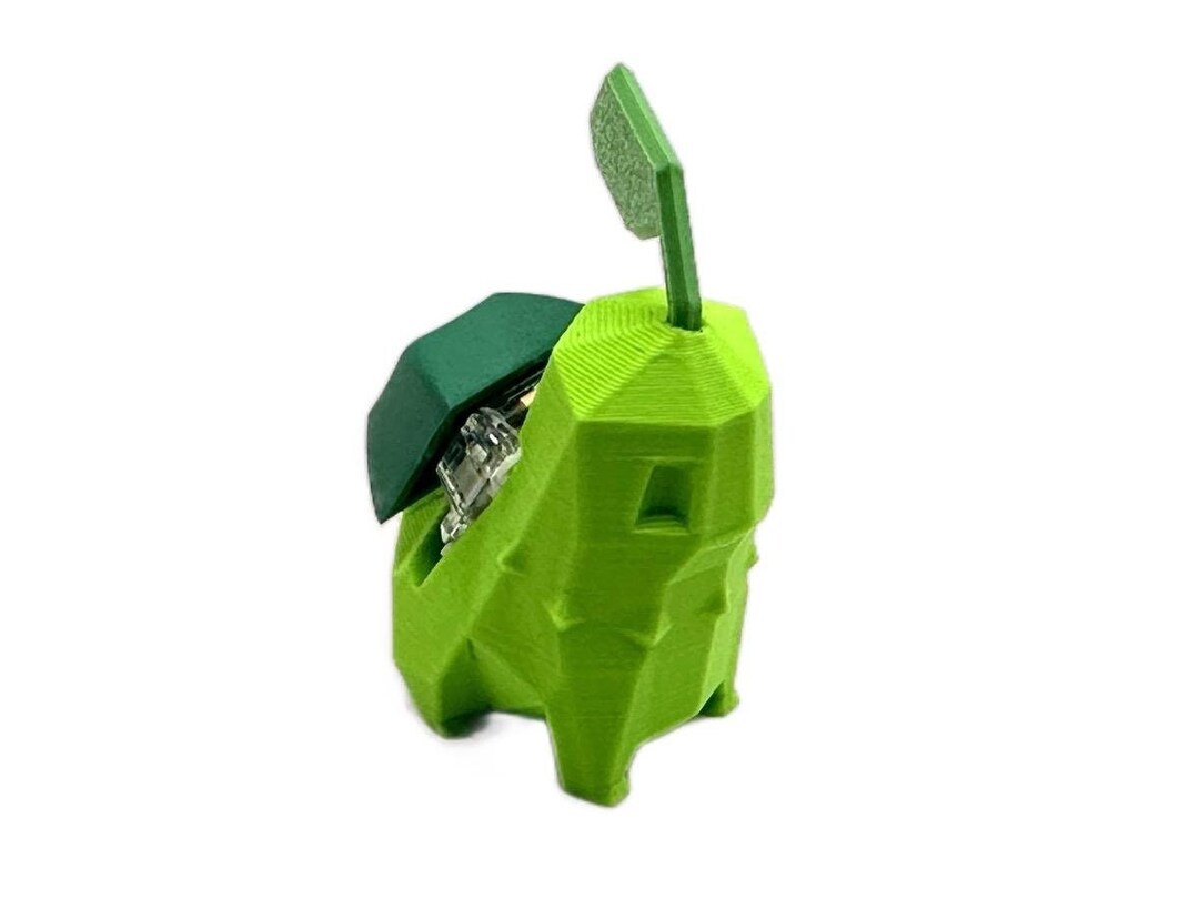 Low Poly Chikorita Mechanical Switch Fidget Toy Stim Toy, Stress Relief ...