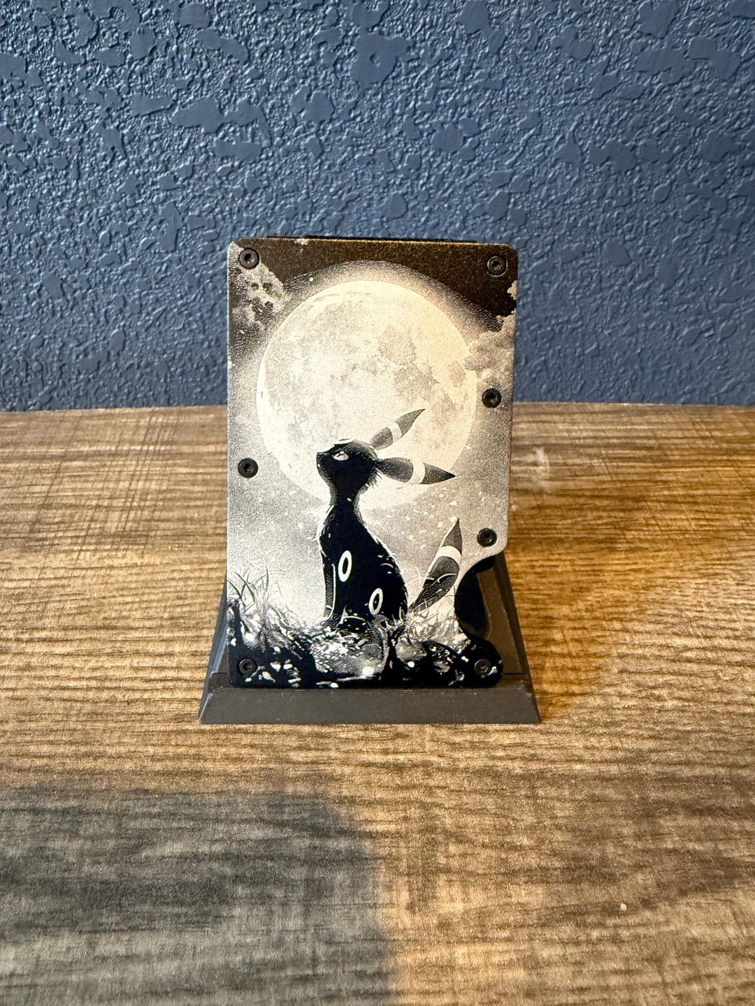 Moonlight Umbreon Eeveelution Minimalist Slim Metal RFID Aluminum ...