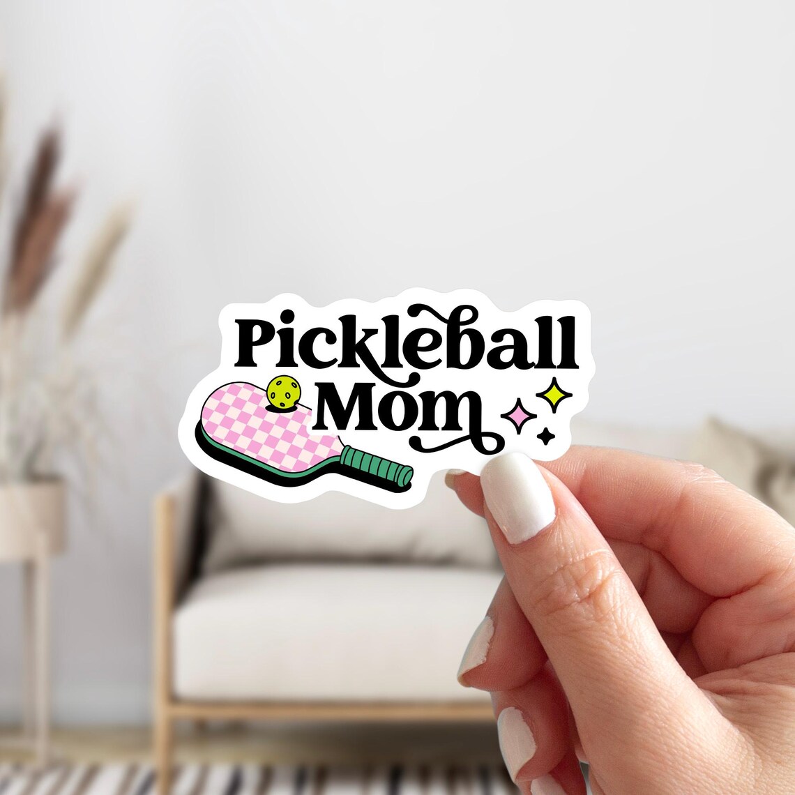 Pickleball Fan Club 4 Pack Sticker Bundle, Fun Quirky Racket Sport ...