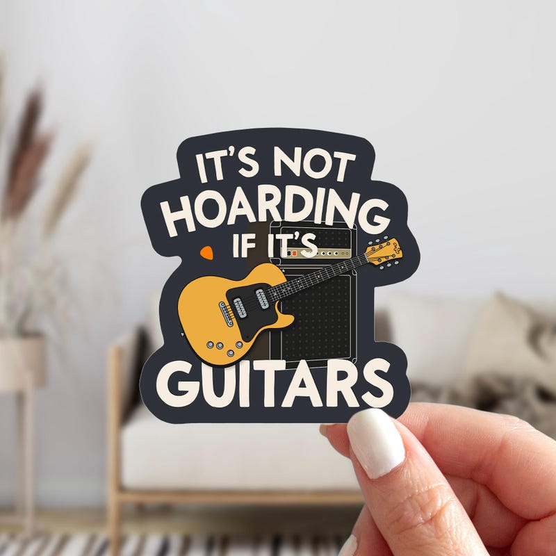 Guitar Stickers - Etsy