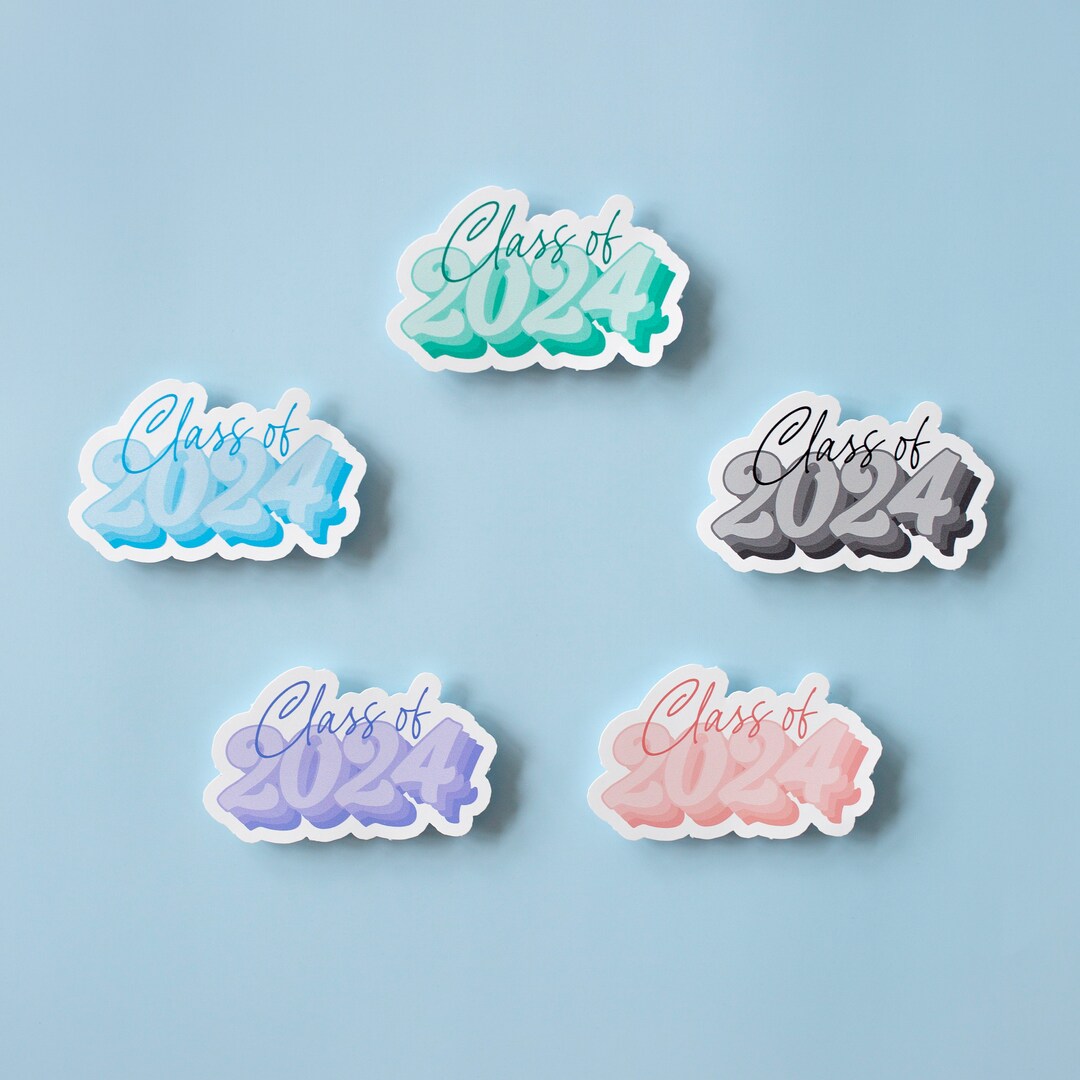 Class of 2024 Sticker, Graduation Stickers, Senior Graduation Party ...