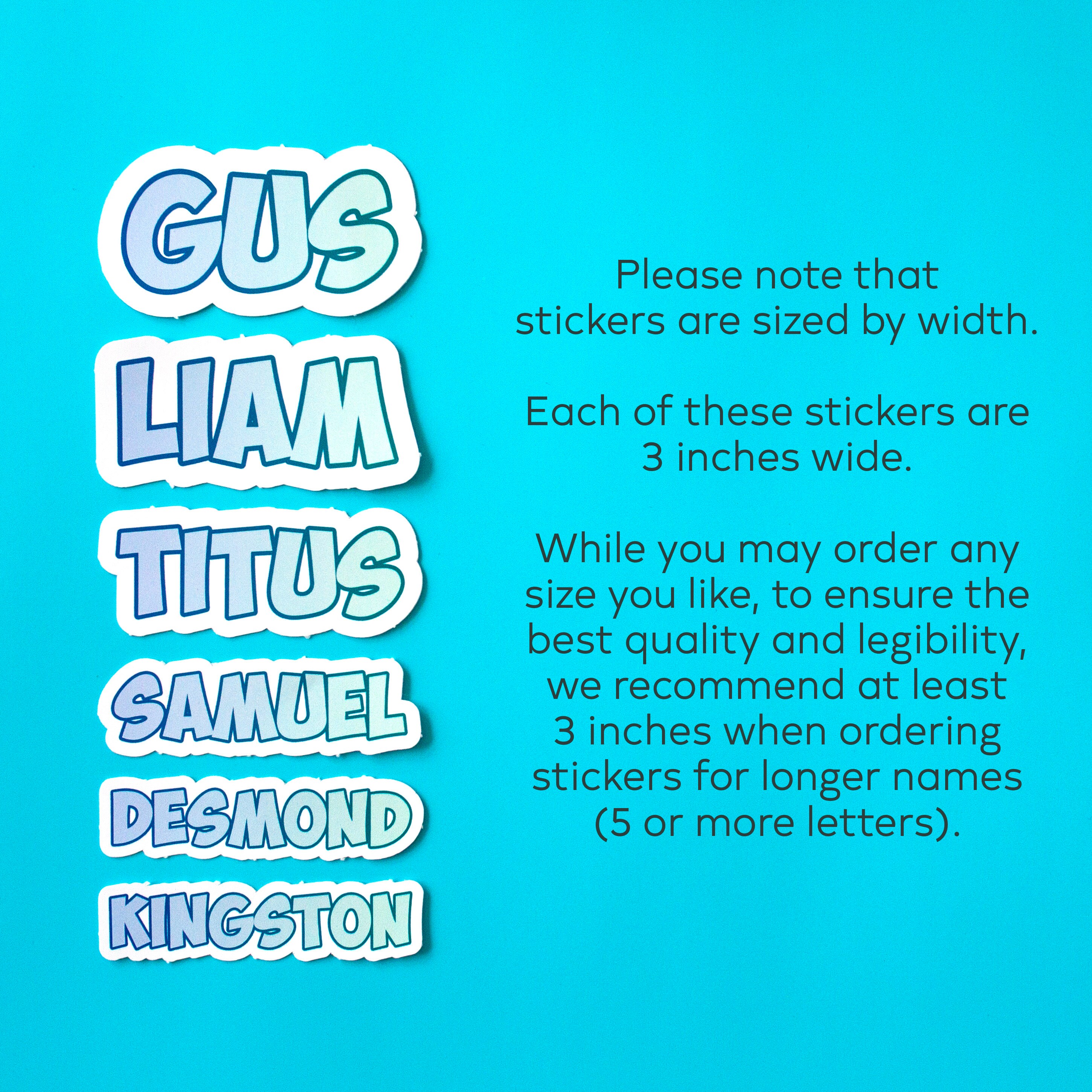 Comic Style Custom Name Sticker, Action Adventure Personalized Label ...