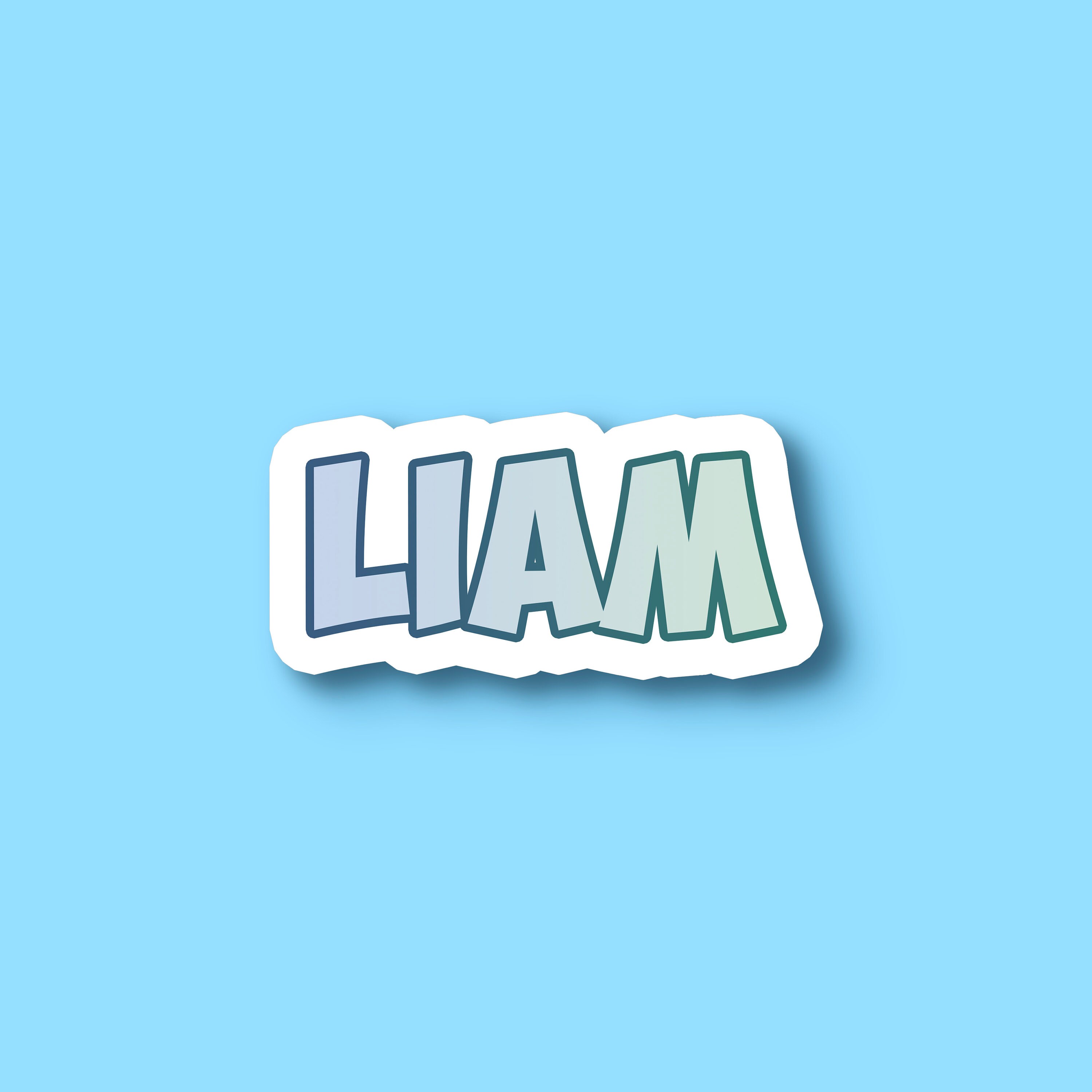 Comic Style Custom Name Sticker, Action Adventure Personalized Label ...