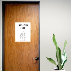 Lactation Room Privacy Please Door Sign Printable Simple Black and ...