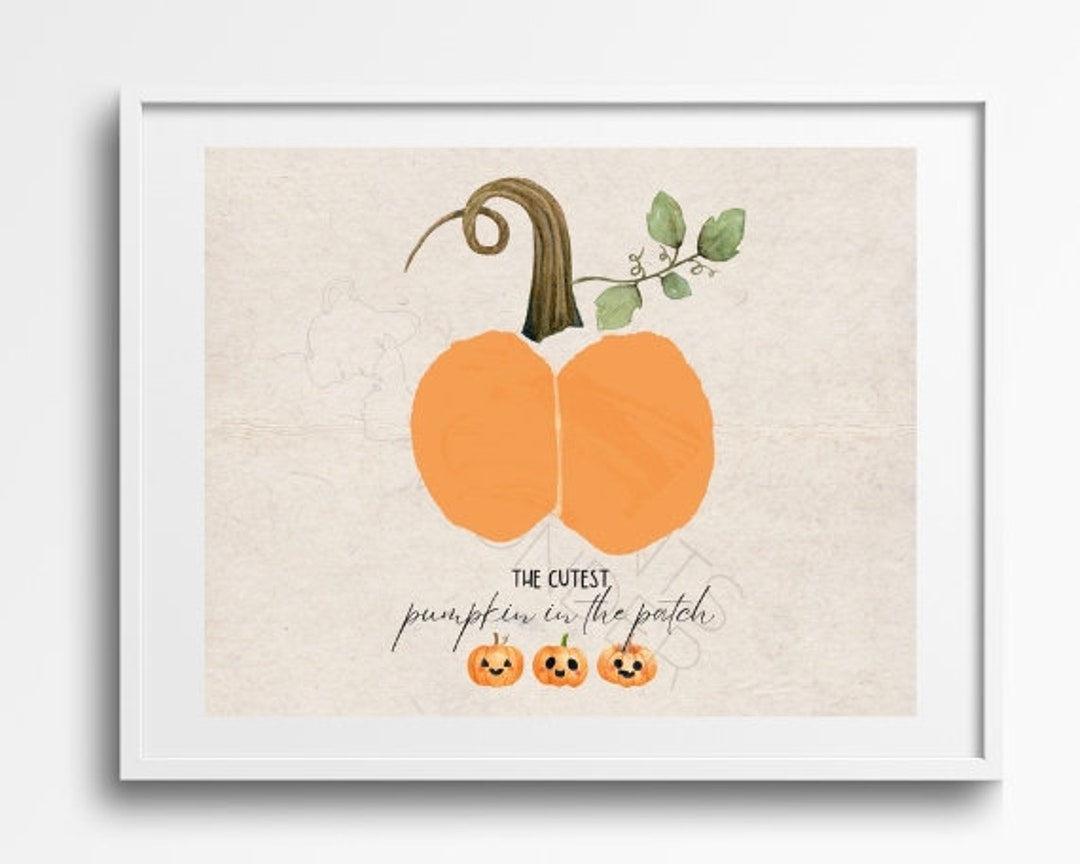 Cutest Pumpkin in the Patch Baby Bumpkin Bumprint Printable - Etsy