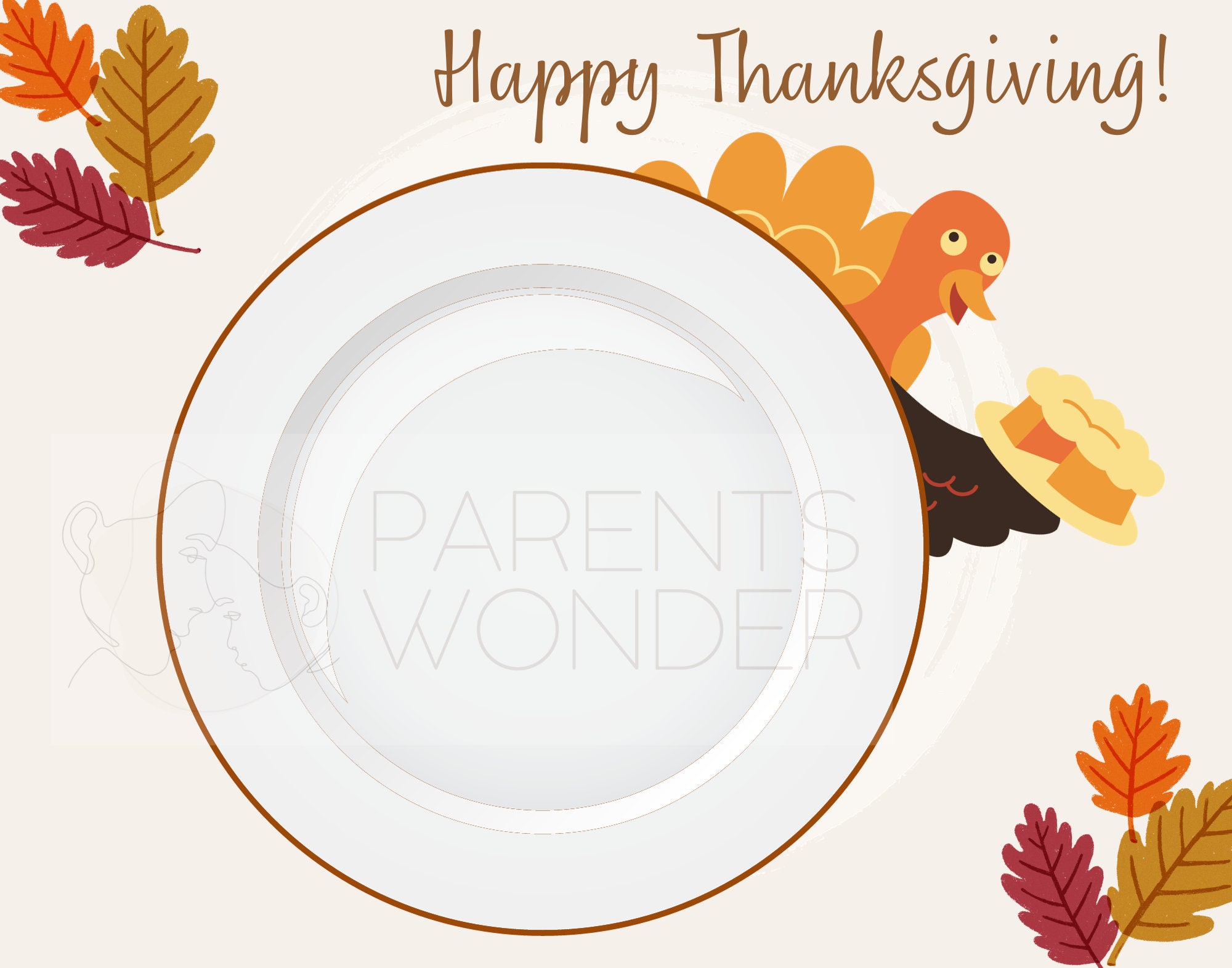 Thanksgiving Handprint Turkey Placemat: Keepsake Craft (digital ...