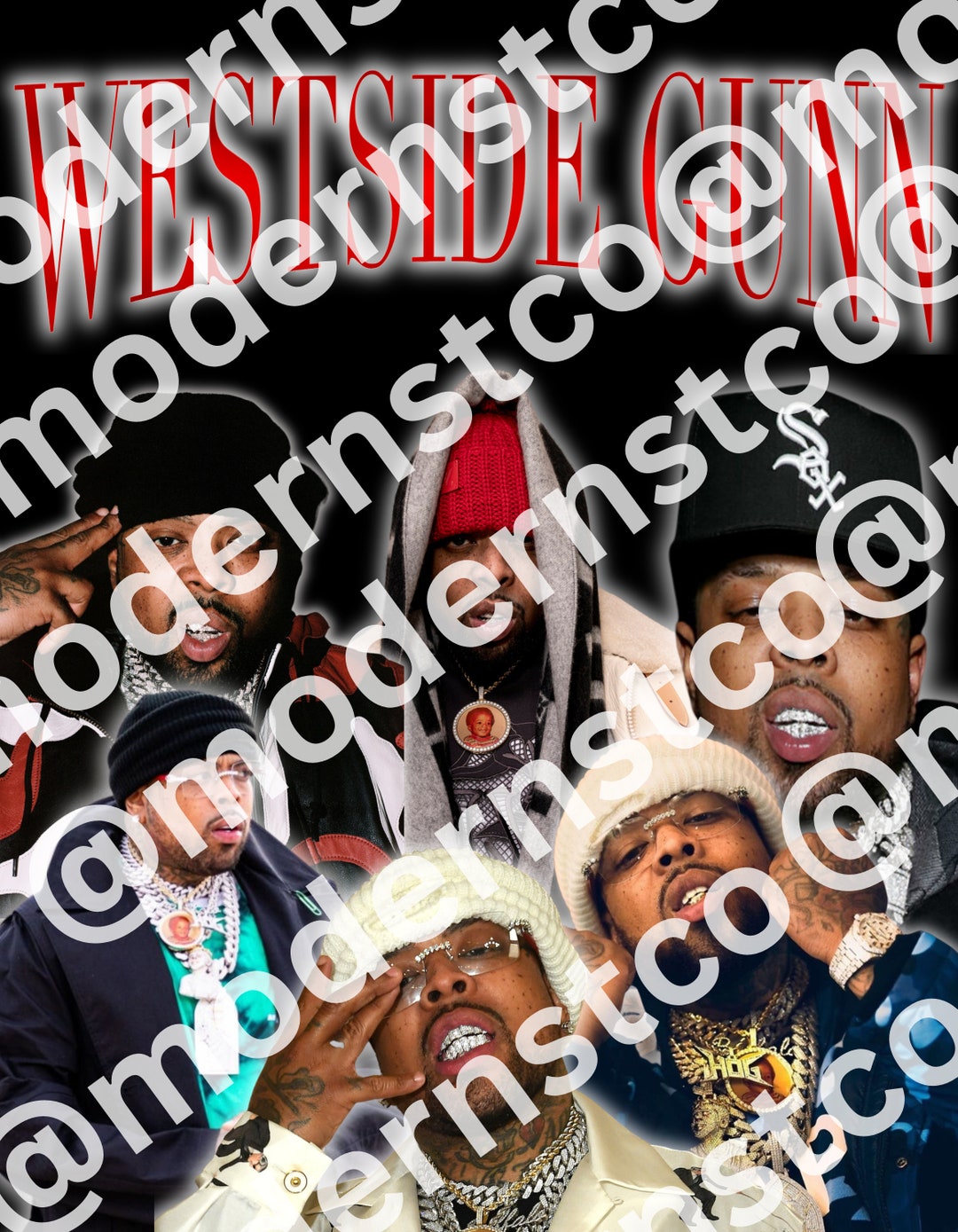 Westside Gunn Vintae Tshirt PNG Digital File - Etsy