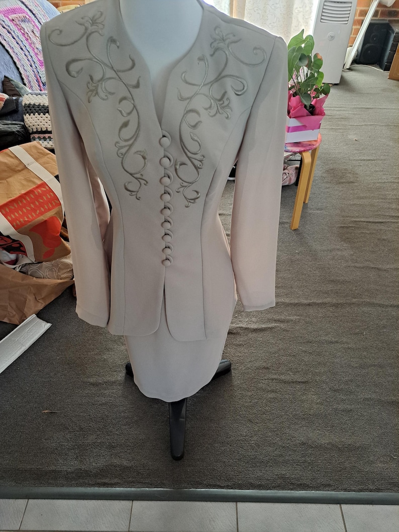 Formal or Mother of the Bride Top and Skirt Suit - Etsy