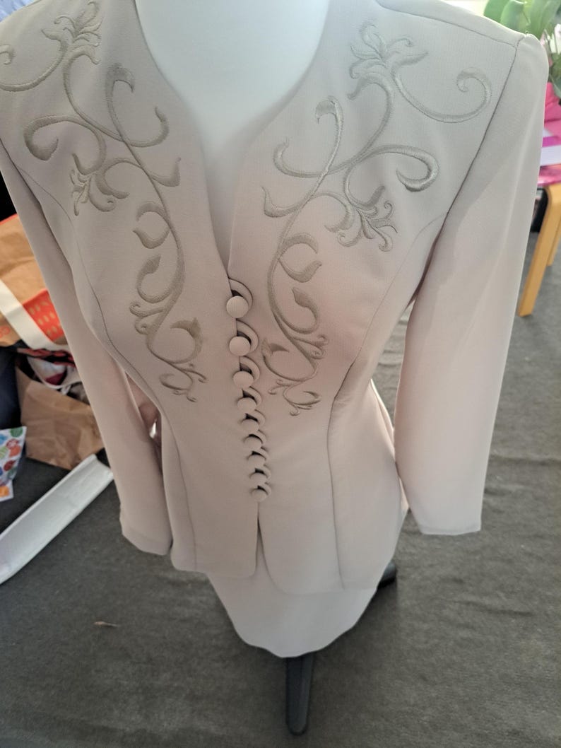 Formal or Mother of the Bride Top and Skirt Suit - Etsy