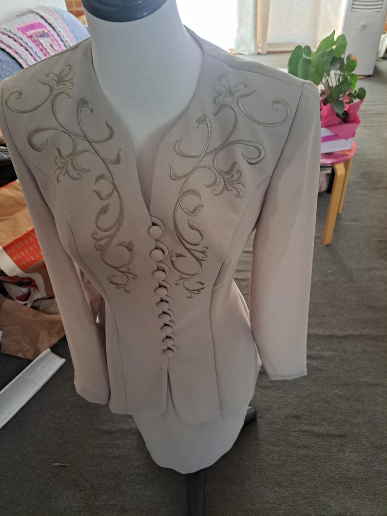 Formal or Mother of the Bride Top and Skirt Suit - Etsy