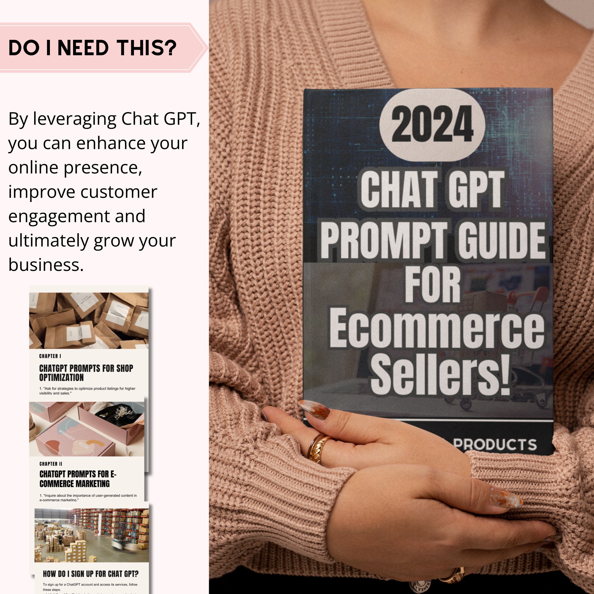 Chat GPT Prompt Guide for E-commerce Sellers, Chat Gpt Prompts, Chat GPT Guide for Business, How ...