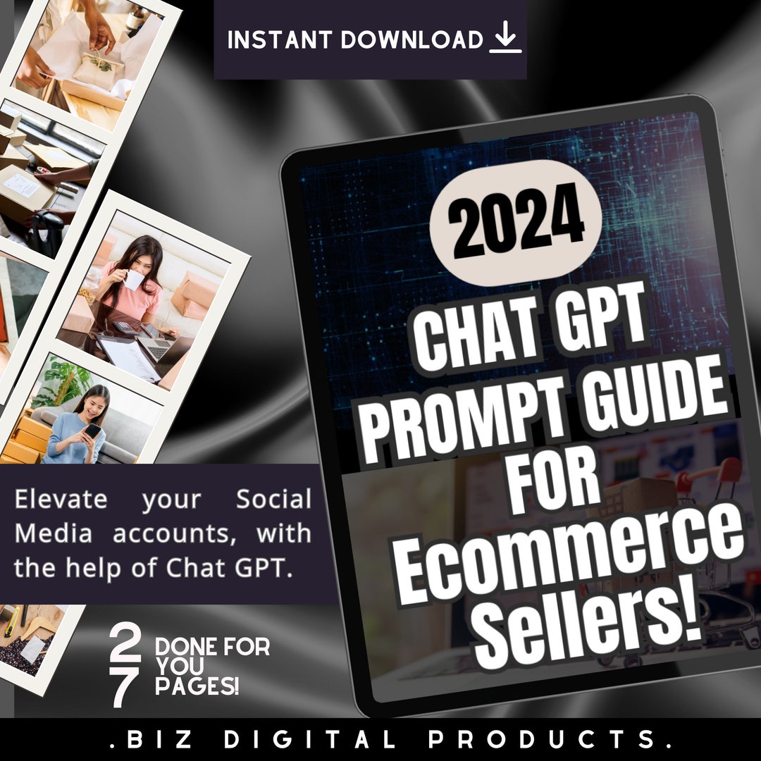 Chat GPT Prompt Guide for E-commerce Sellers, Chat Gpt Prompts, Chat GPT Guide for Business, How ...