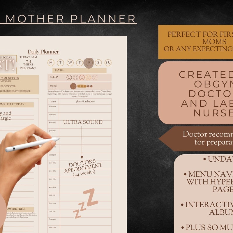 Maternity Planner - Etsy