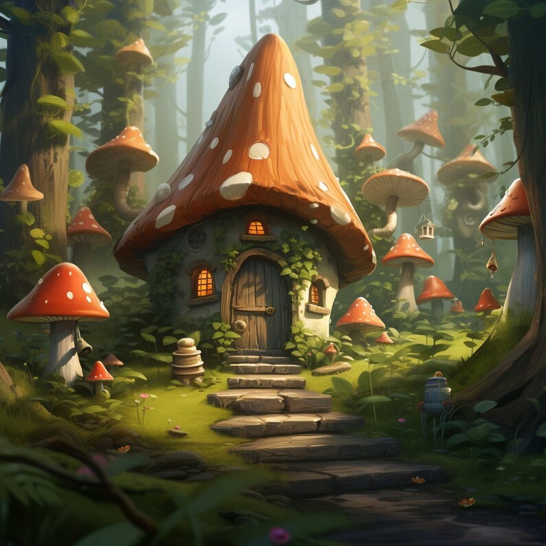 Fantasy Gnome Forest - Etsy