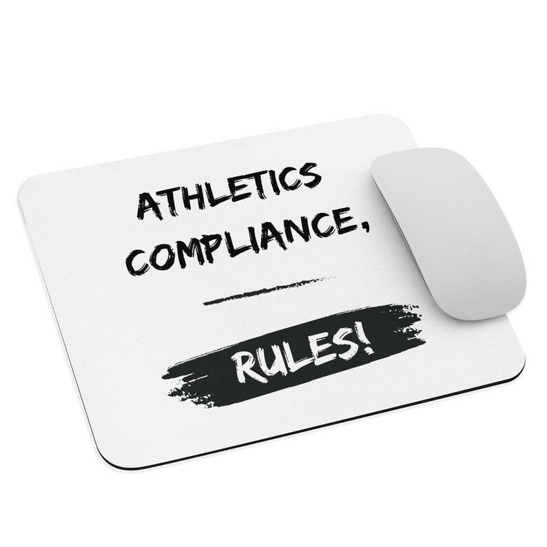 Athletics Compliance, Rules! Mouse Pad - Etsy