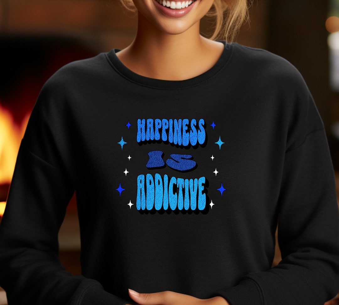 Happiness is Addictive Pure Joy Beaming Smile Radiant Life - Etsy
