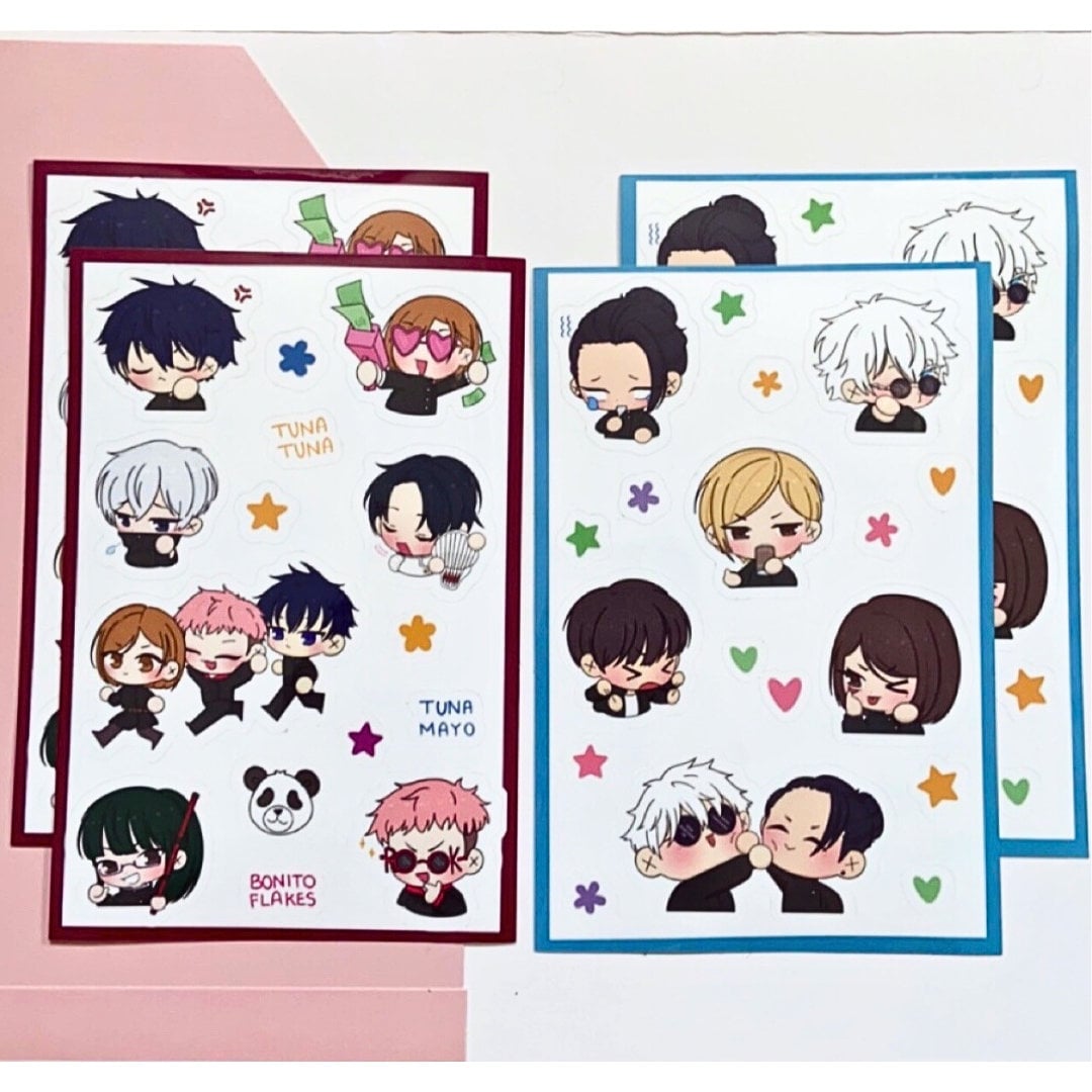 JJK Sticker Sheets - Etsy