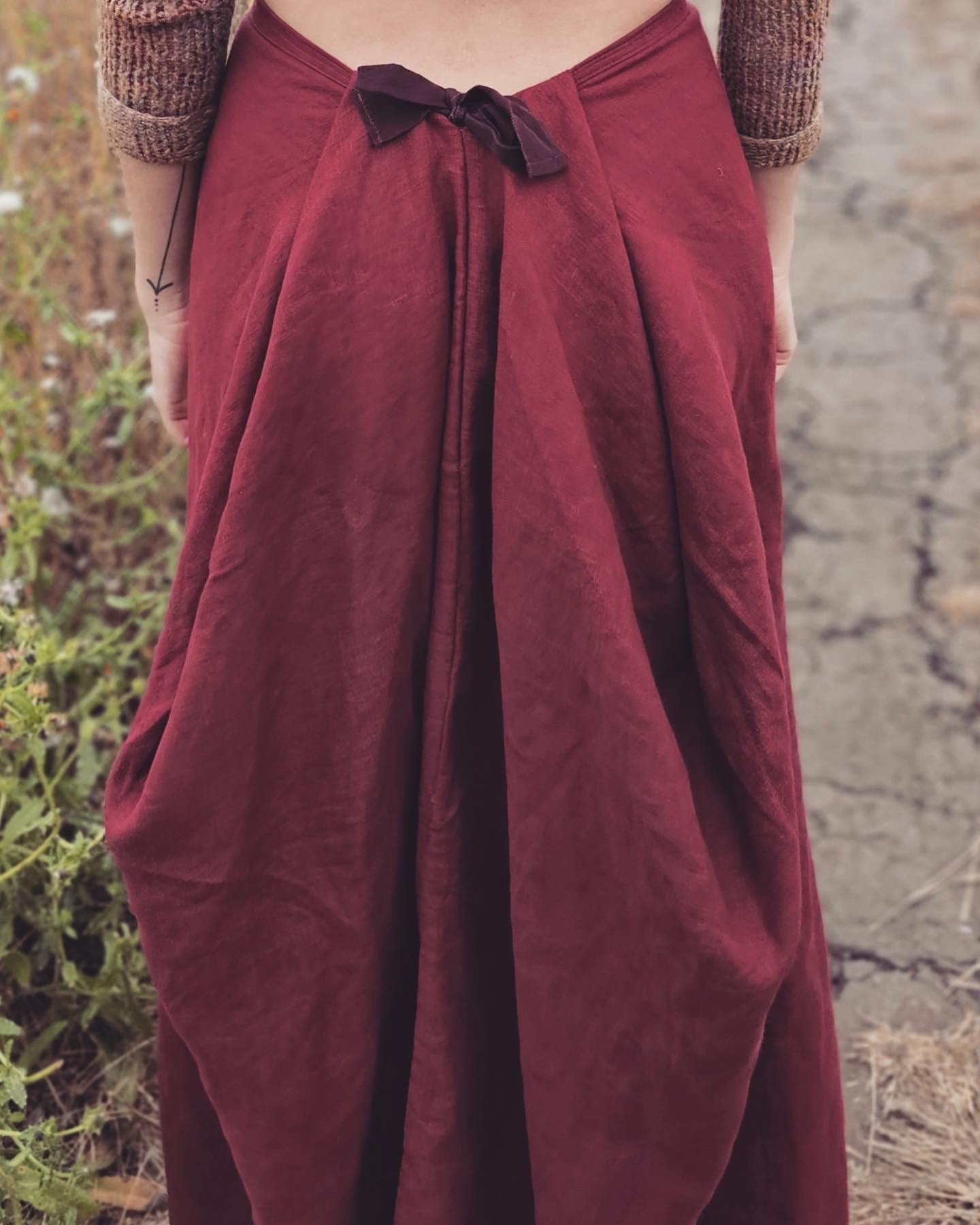 Zero Waste Bustle Skirt: PDF Sewing Pattern (+ Video Tutorial) 22-56 ...