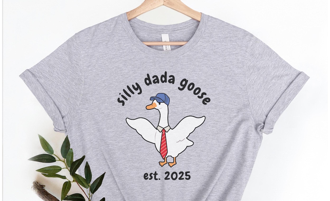 Custom Daddy Goose T-shirt,custom Silly Goose Shirt for Dad,goose ...