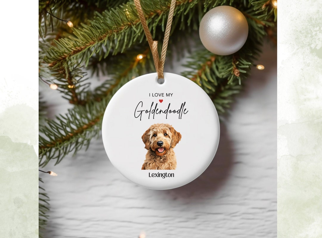 Goldendoodle Ornament Custom Goldendoodle Ornament - Etsy