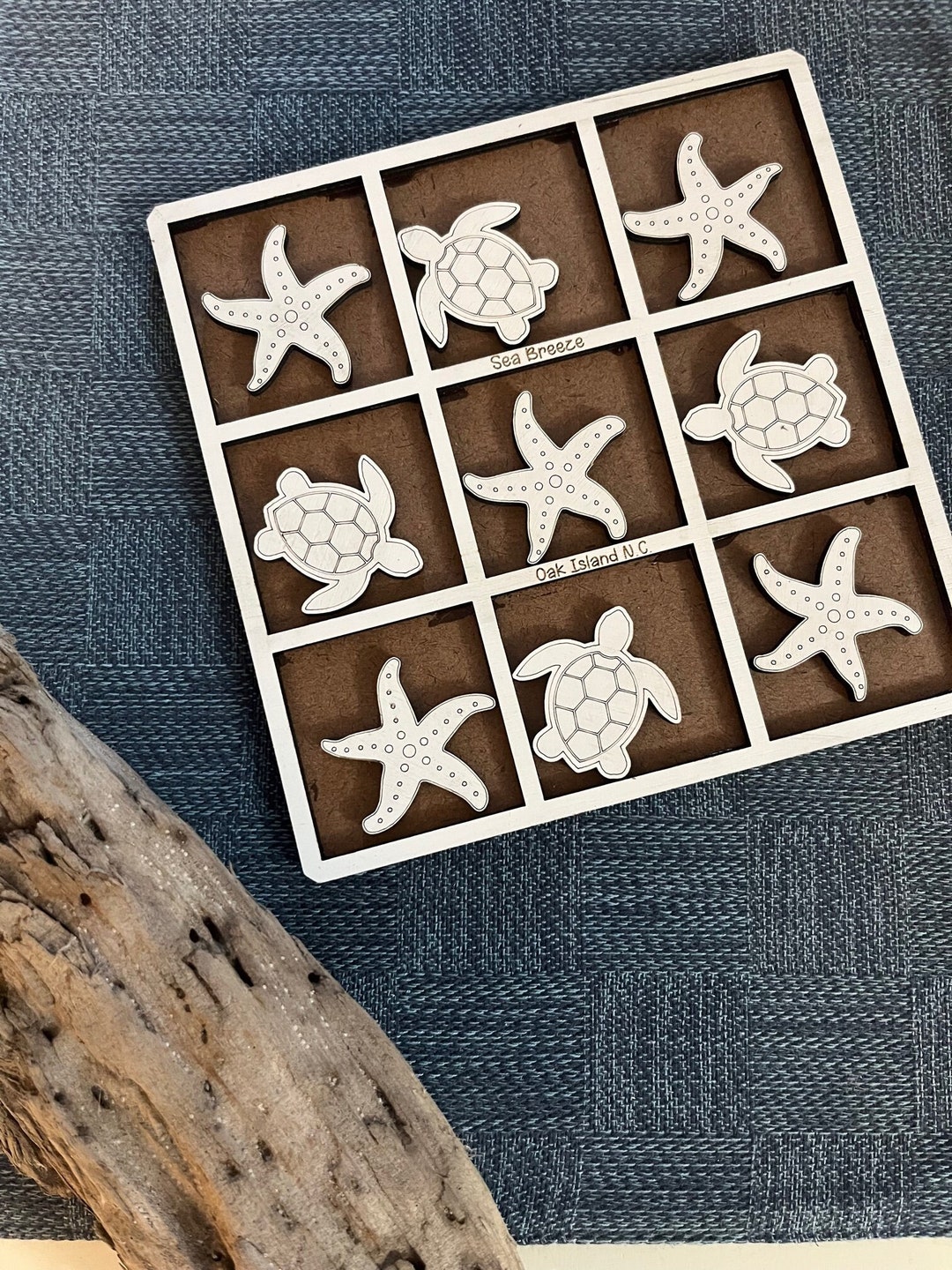 Handmade Customizable Tic Tac Toe Board - Etsy