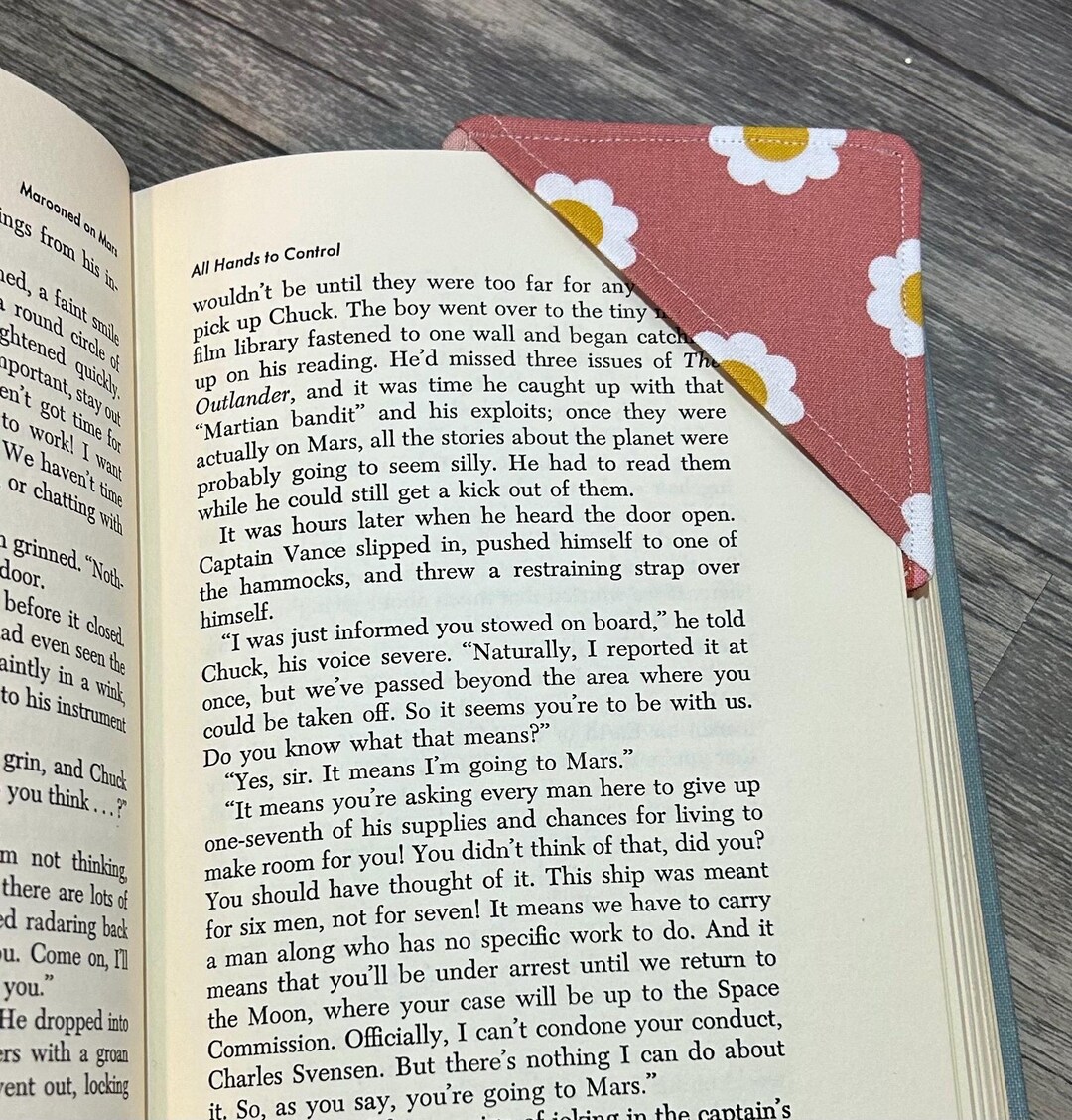 Corner Bookmark. Corner Page Saver. Corner Page Marker. - Etsy