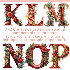 Christmas Bulletin Board Letters, Alphabet Sublimation Christmas ...