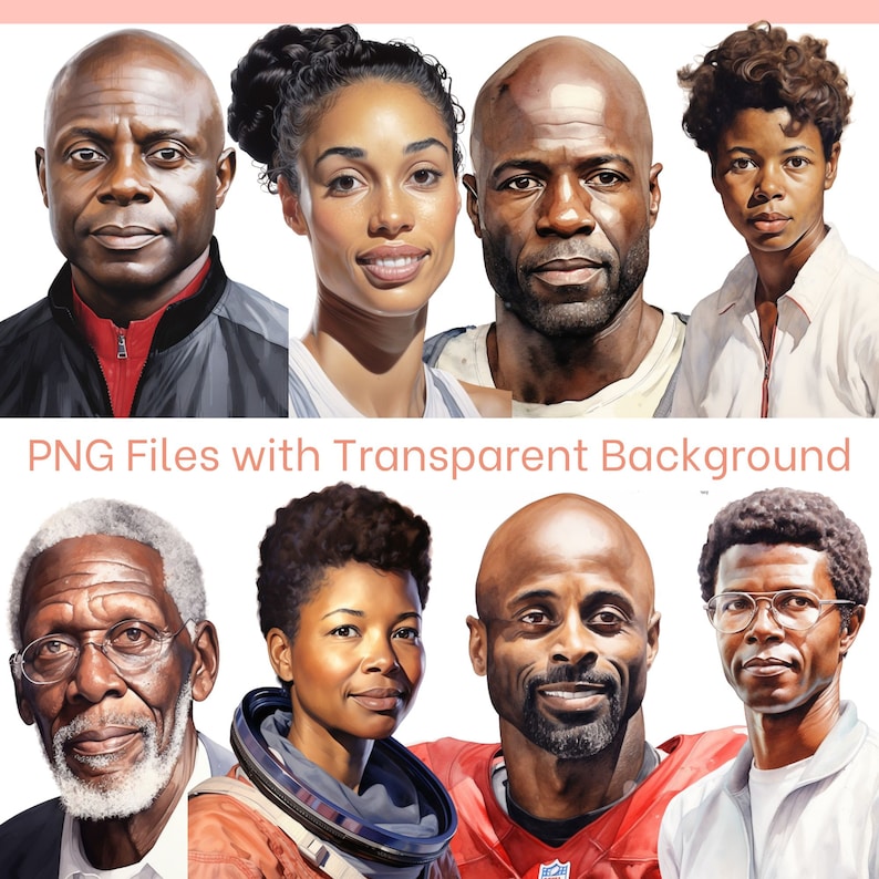 Black Athletes Clipart: Black History Month Bulletin Board (digital ...