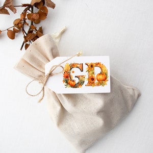 Watercolor Fall Alphabet Clipart: Floral Pumpkin Letters (PNG Digital ...