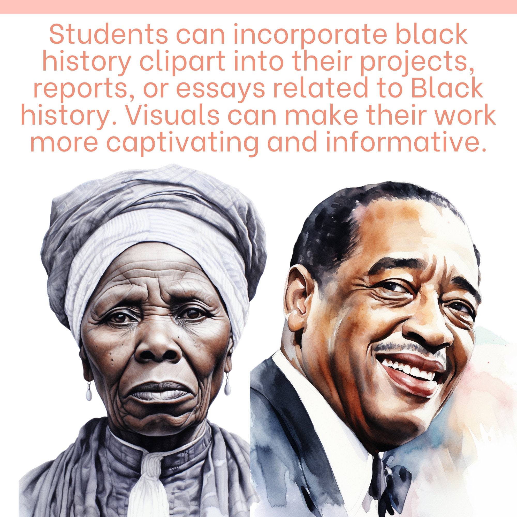 Black History Figures Clipart, Black History Png for Black History ...