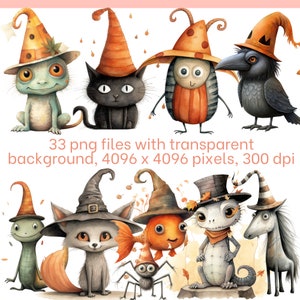 Halloween Bulletin Board Halloween Clipart, Halloween Animals Clipart ...