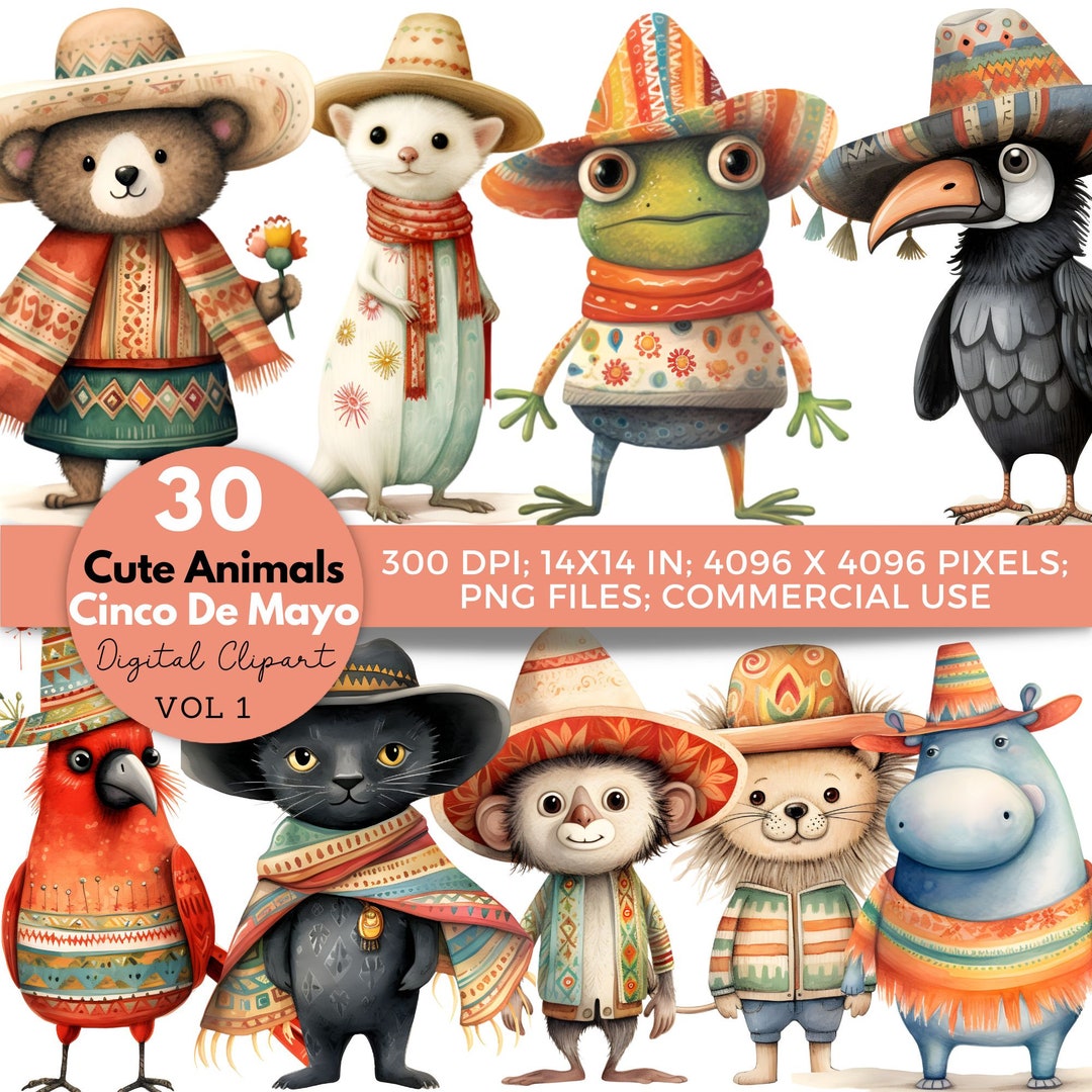 Cinco De Mayo Clipart for Cinco De Mayo Activities, Bulletin Board and ...