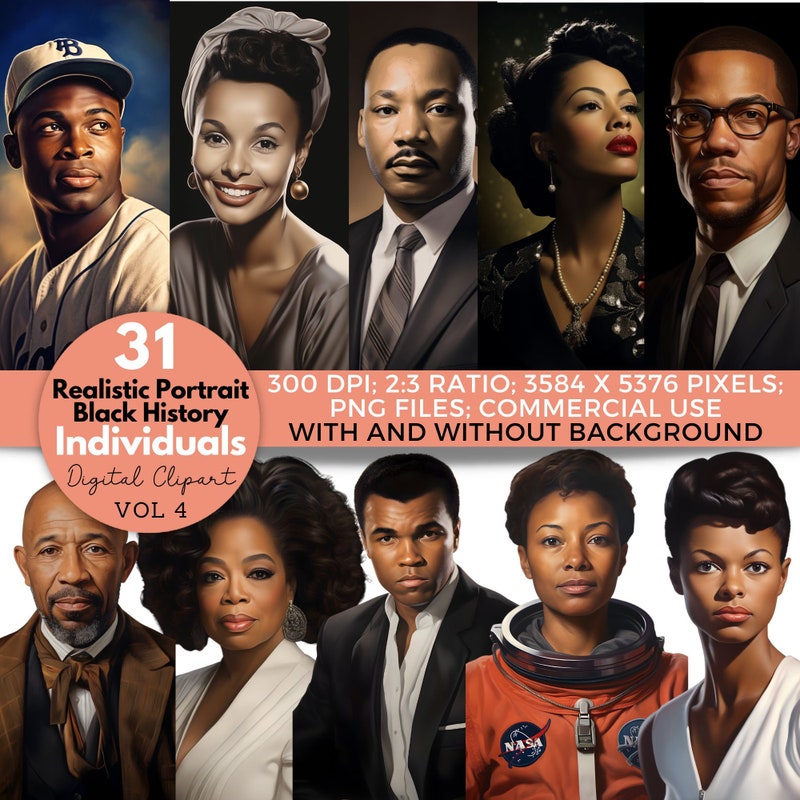 Black History Clipart for Church Bulletins - Etsy