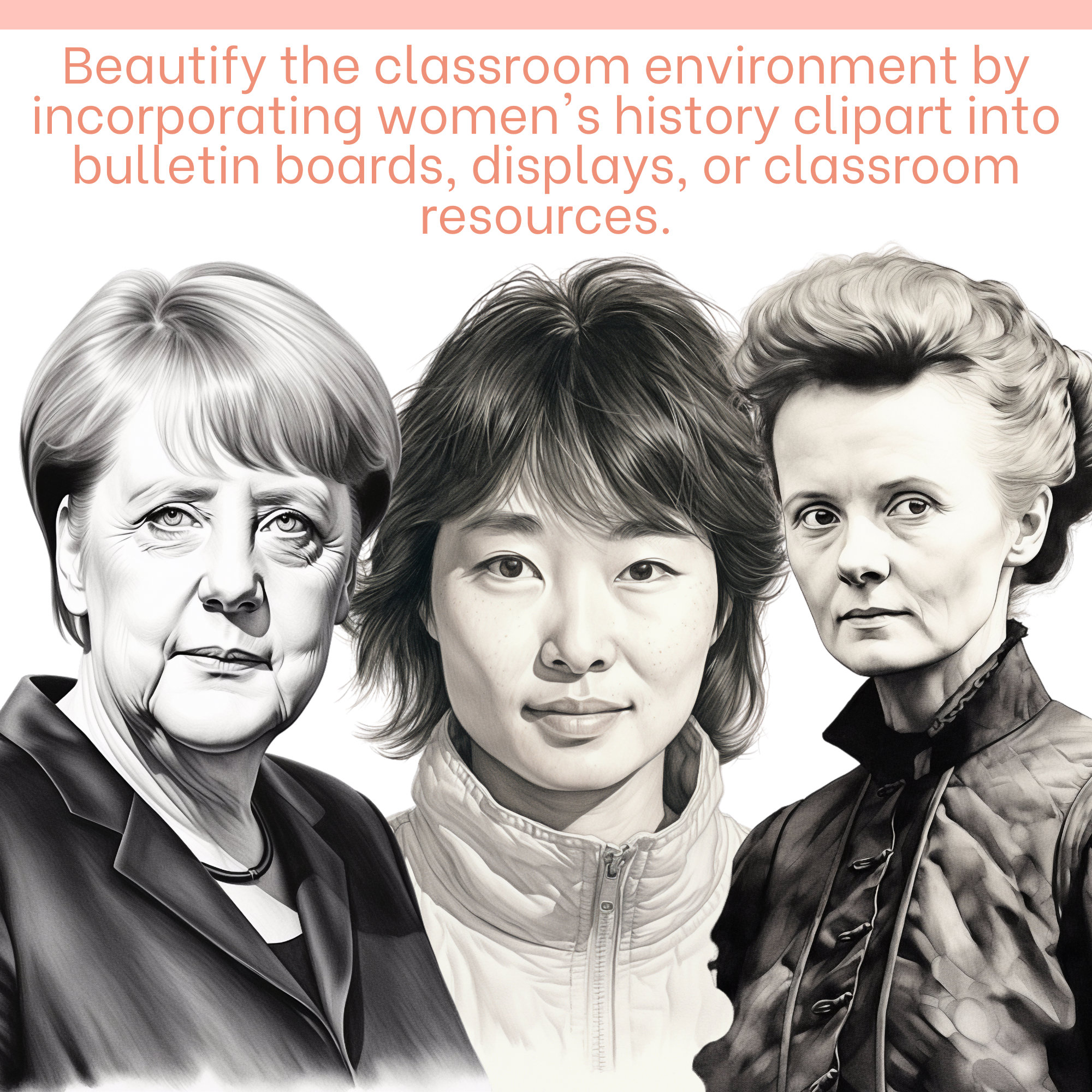 Womens History Clipart, Women History Png for Women's History Month ...