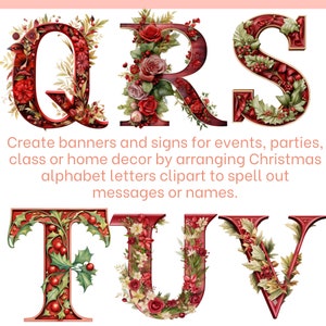 Christmas Bulletin Board Letters, Alphabet Sublimation Christmas ...