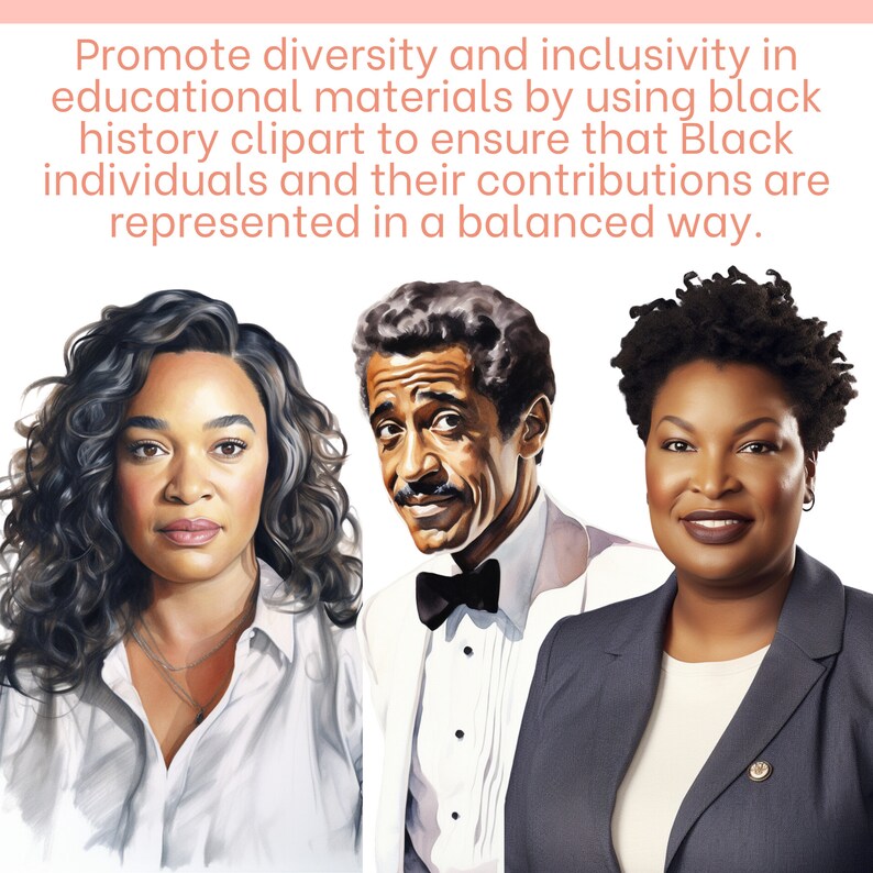 Famous Black People Art Prints, Black History Clipart, Black History ...