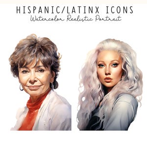 Realistic Hispanic Heritage Watercolor Clipart Set | National Hispanic ...