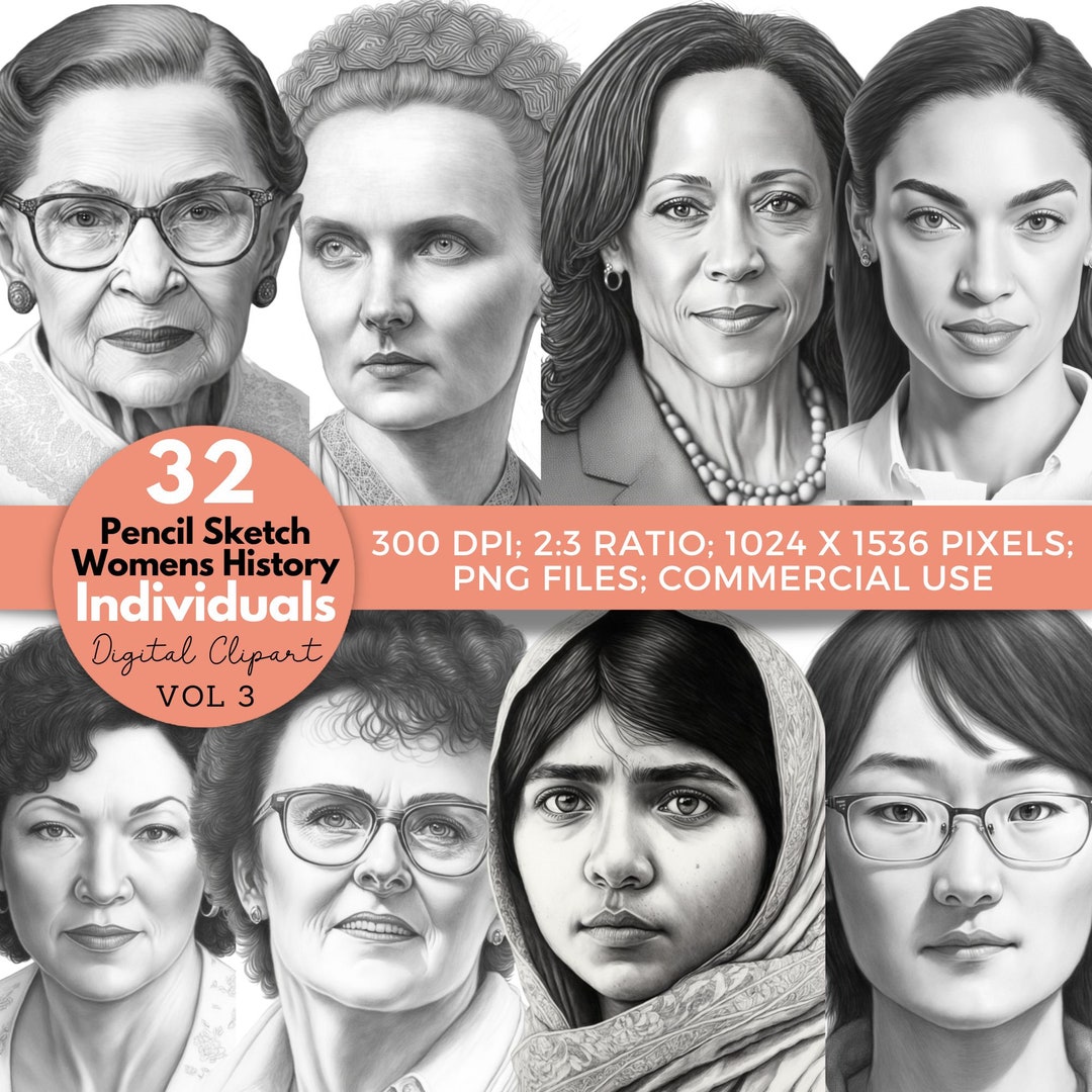 Womens History Month Png, Famous Women Leaders, Inspiring Female Role ...
