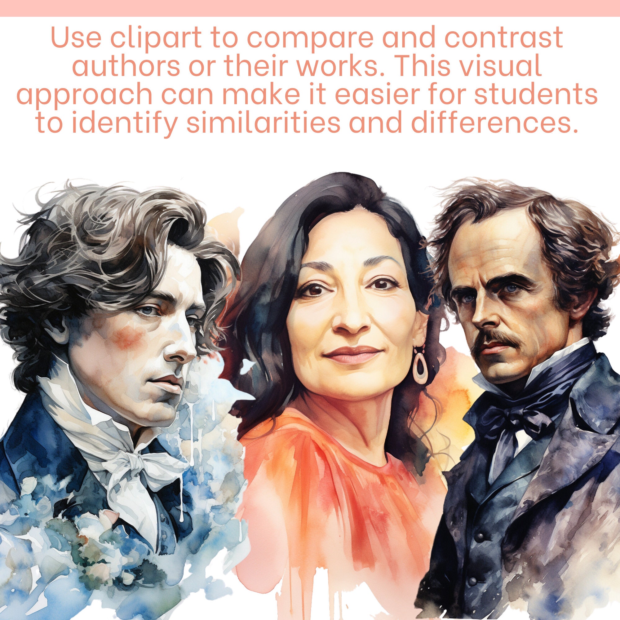 Reading Bulletin Board With Famous Authors Clipart Png for Reading ...