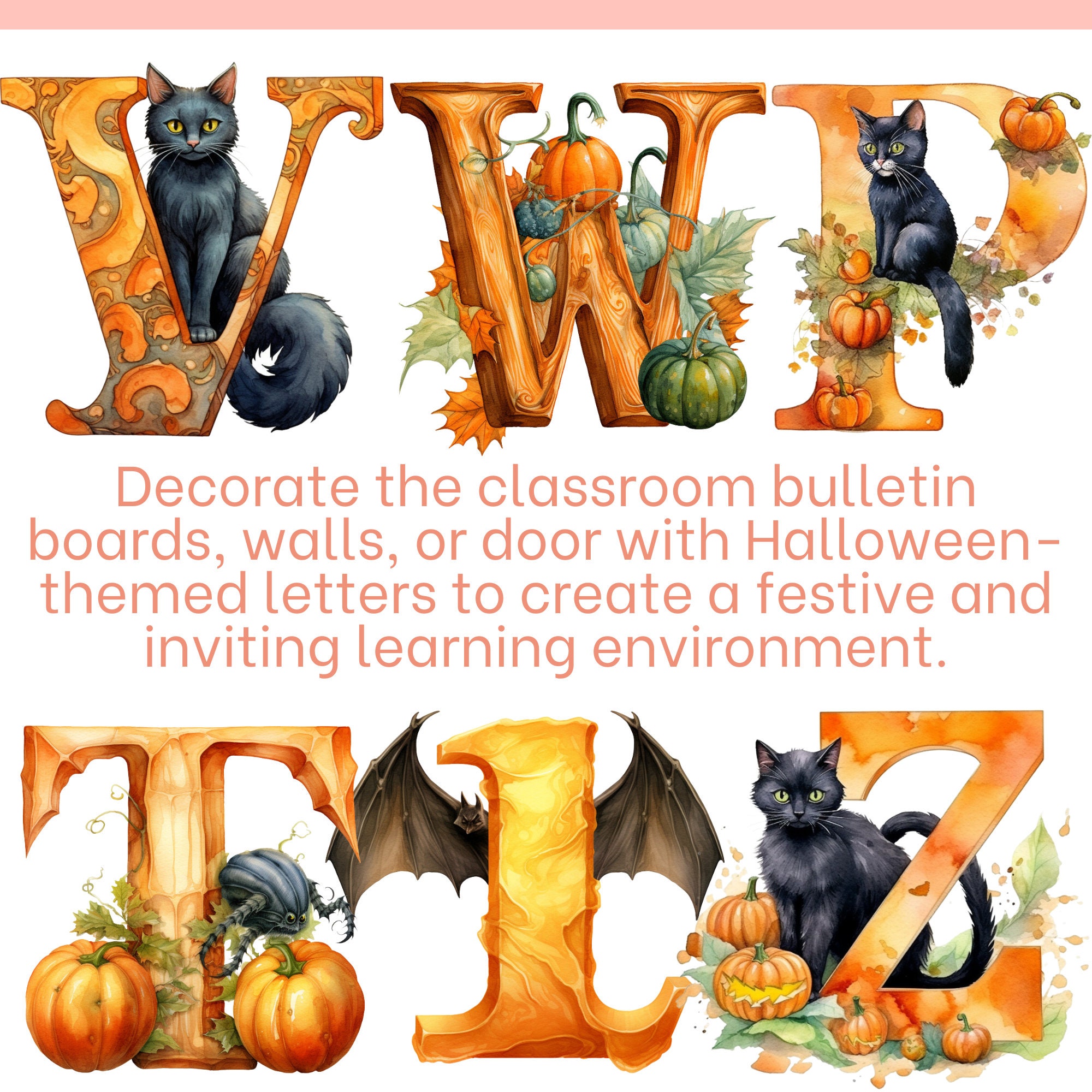 Halloween Letters, Halloween Lettering, Halloween Alphabet, Alphabet ...