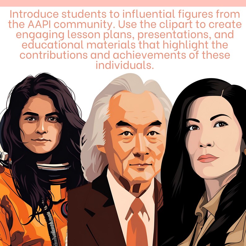 AAPI Heritage Month Clipart for AAPI Month Bulletin Board and ...