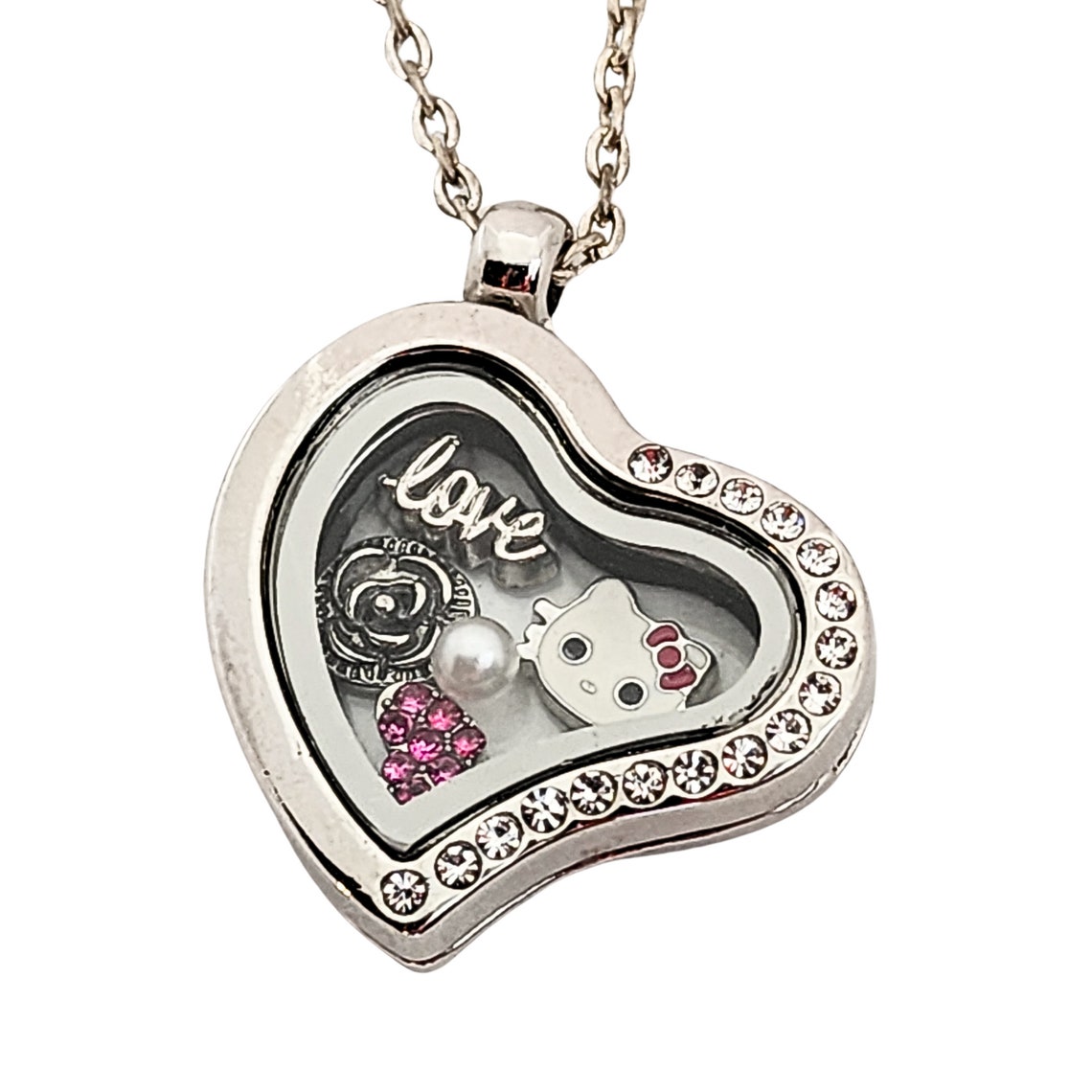 Cat Face Tiny 7mm Floating Locket Charms for Living Memory Floating ...
