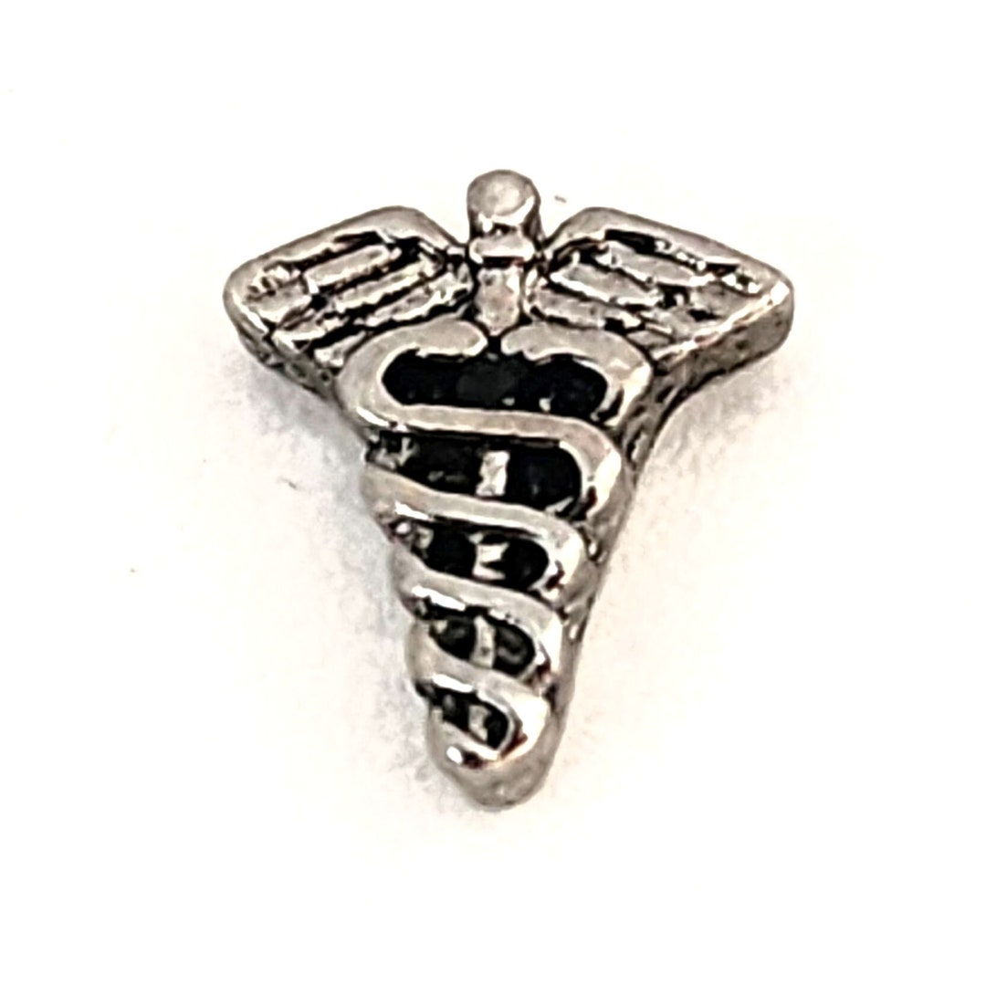 Caduceus Medical Symbol Bulk Lot 11mm Floating Locket Charms for Living ...